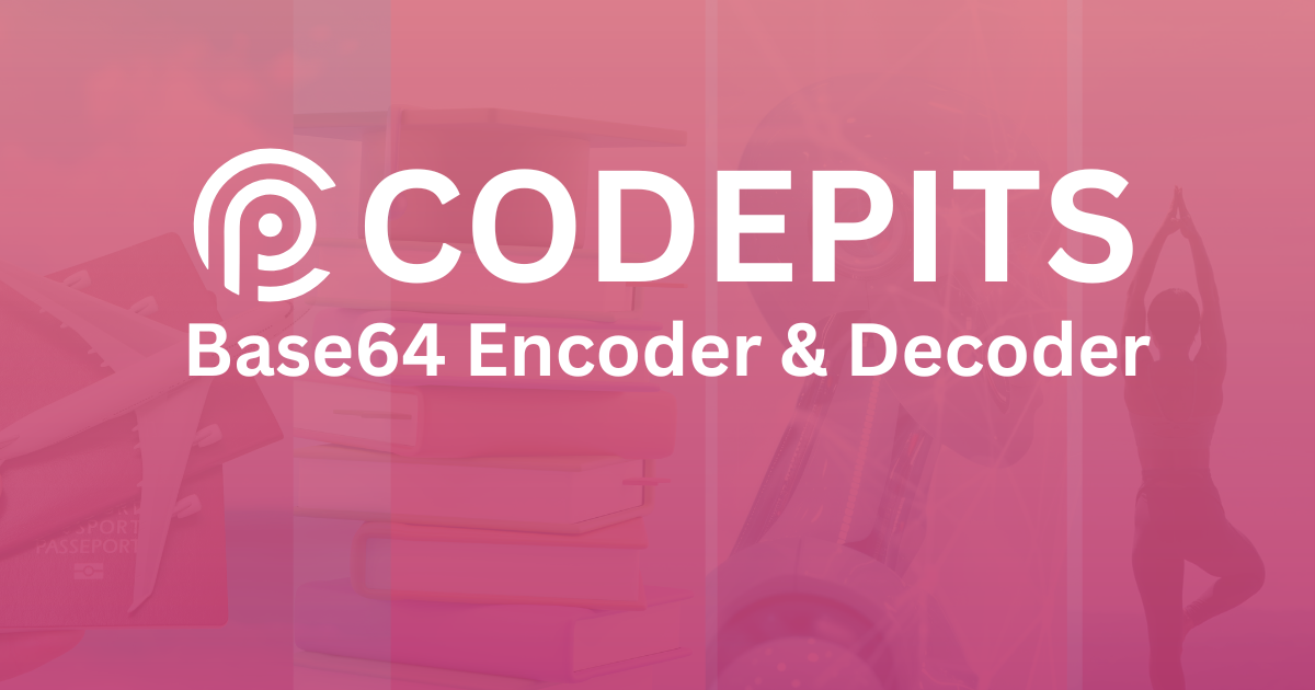 CodePits Base64 Encoder & Decoder - Encode & Decode Base 64 Online ...